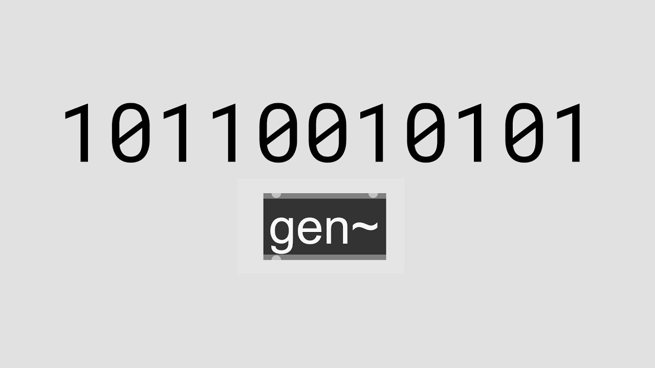 Binary Beats Redux in Gen~ with the GO Patches - YouTube