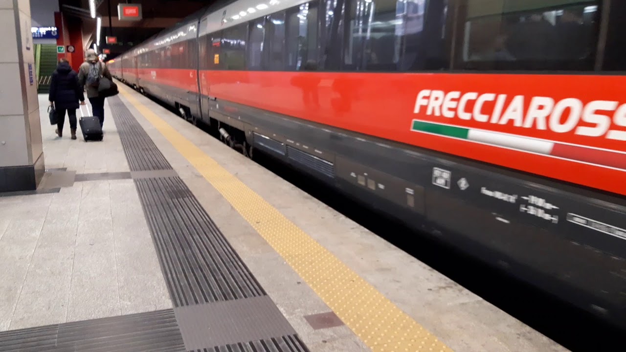 Treno alta velocità Frecciarossa Roma termini-Torino porta Nuova - YouTube