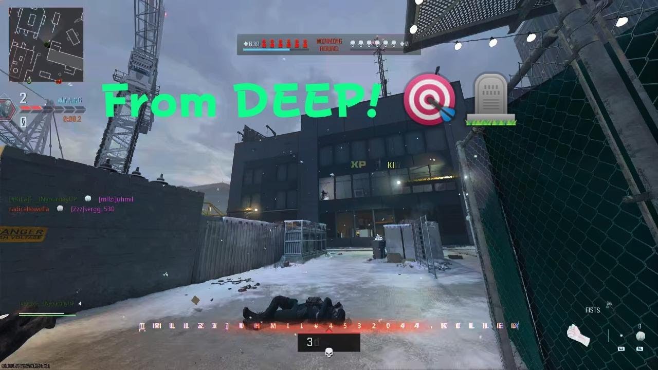 SNOW BALL From DEEP SNOW Fight Call of Duty MW3 - YouTube