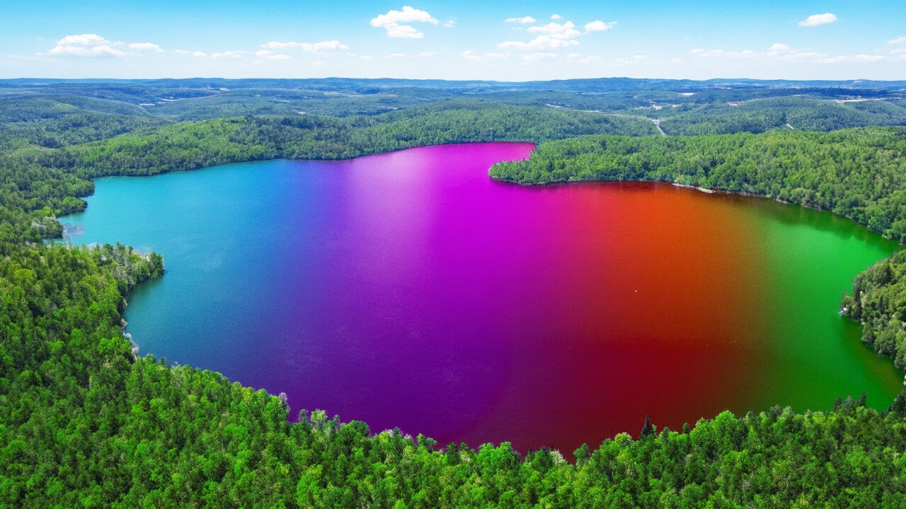 Why Do Some Of The Lakes Change Colors, A Simple Explanation - YouTube