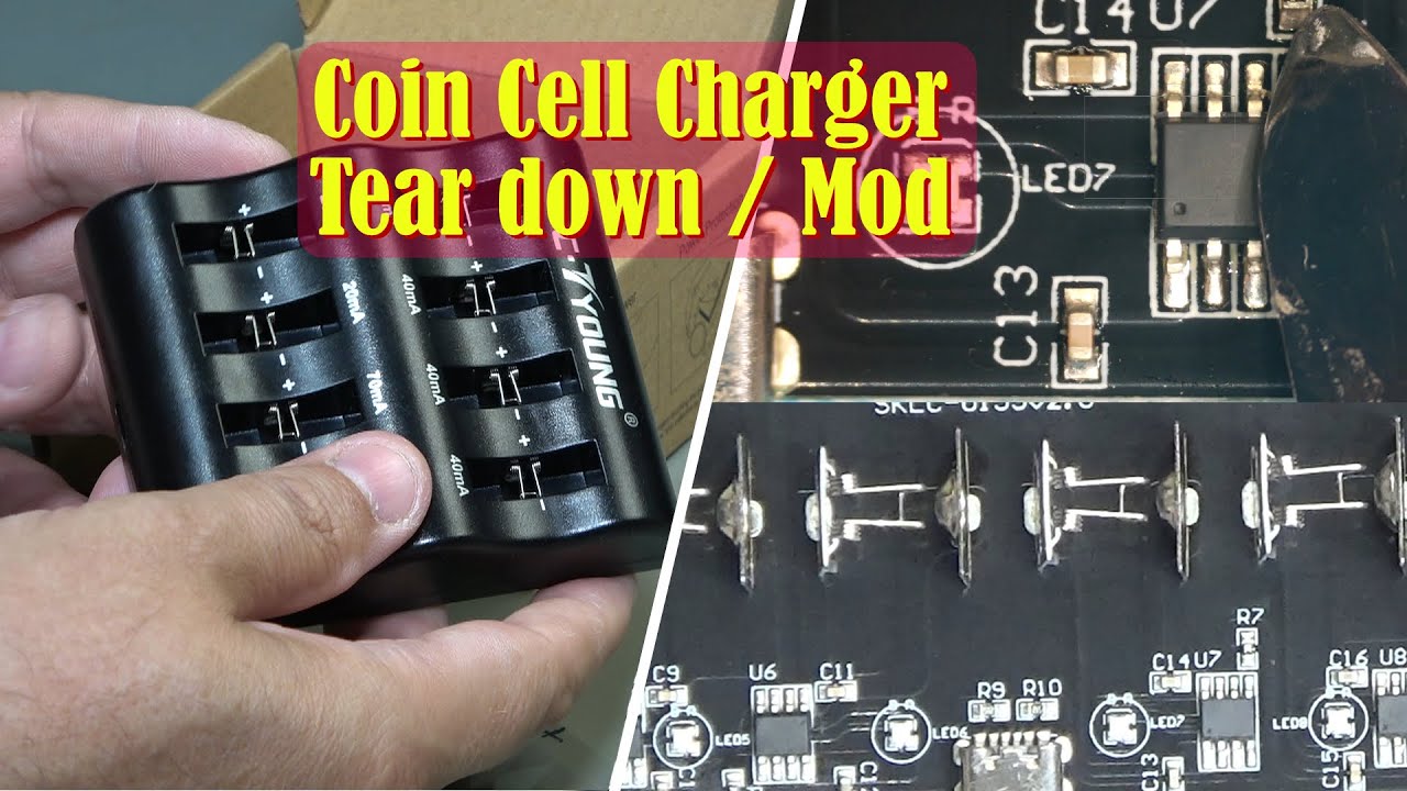 Coin Cell Charger Teardown and Mod #0124 - YouTube