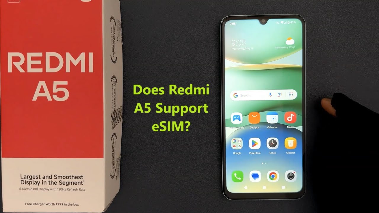 Does Redmi A5 Support eSIM? - YouTube