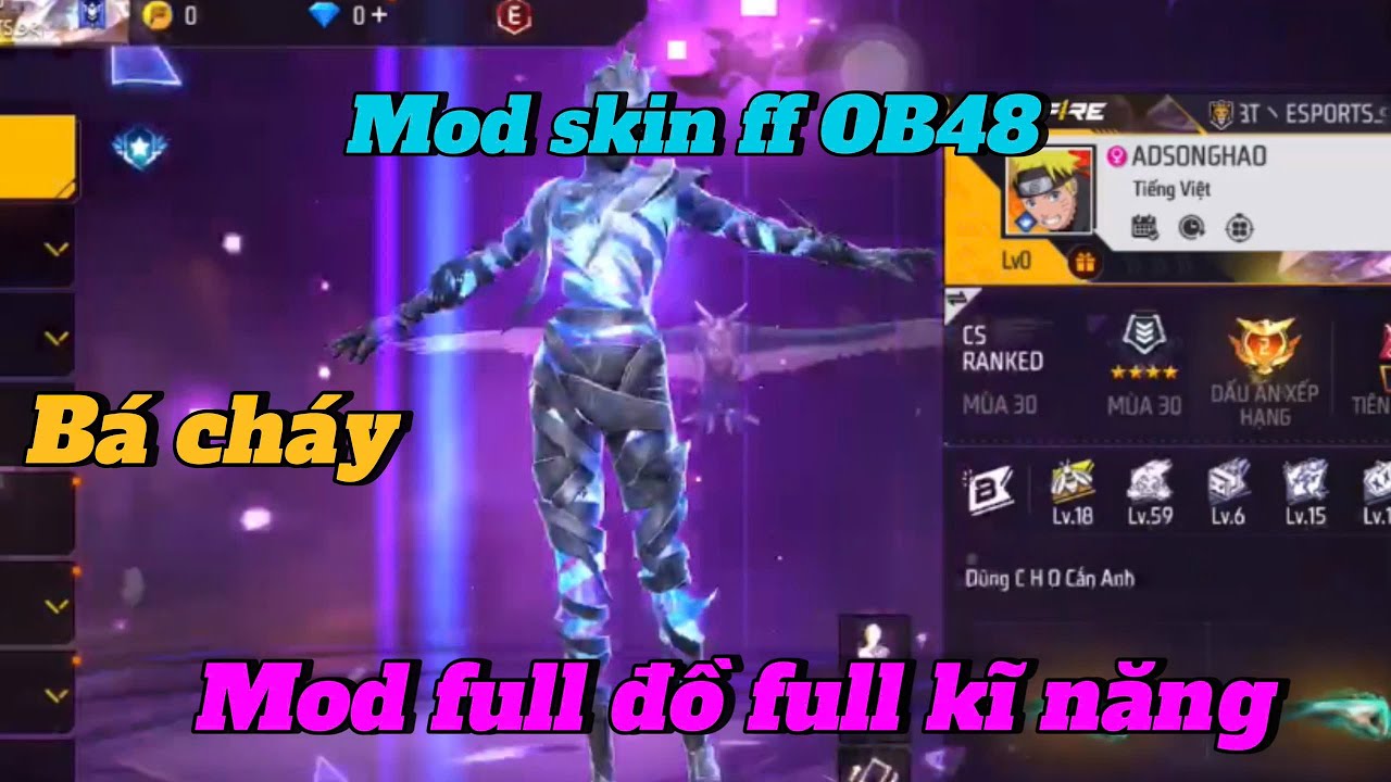 Cách cài Mod Skin FF OB48 | Kibo Modz Update Siêu Víp , Fix Lỗi Mạng ...