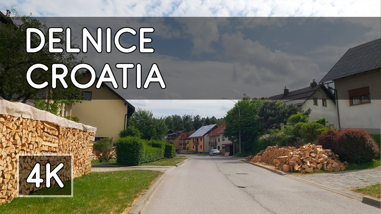Walking Tour: Delnice, Croatia - 4K UHD Virtual Travel - YouTube