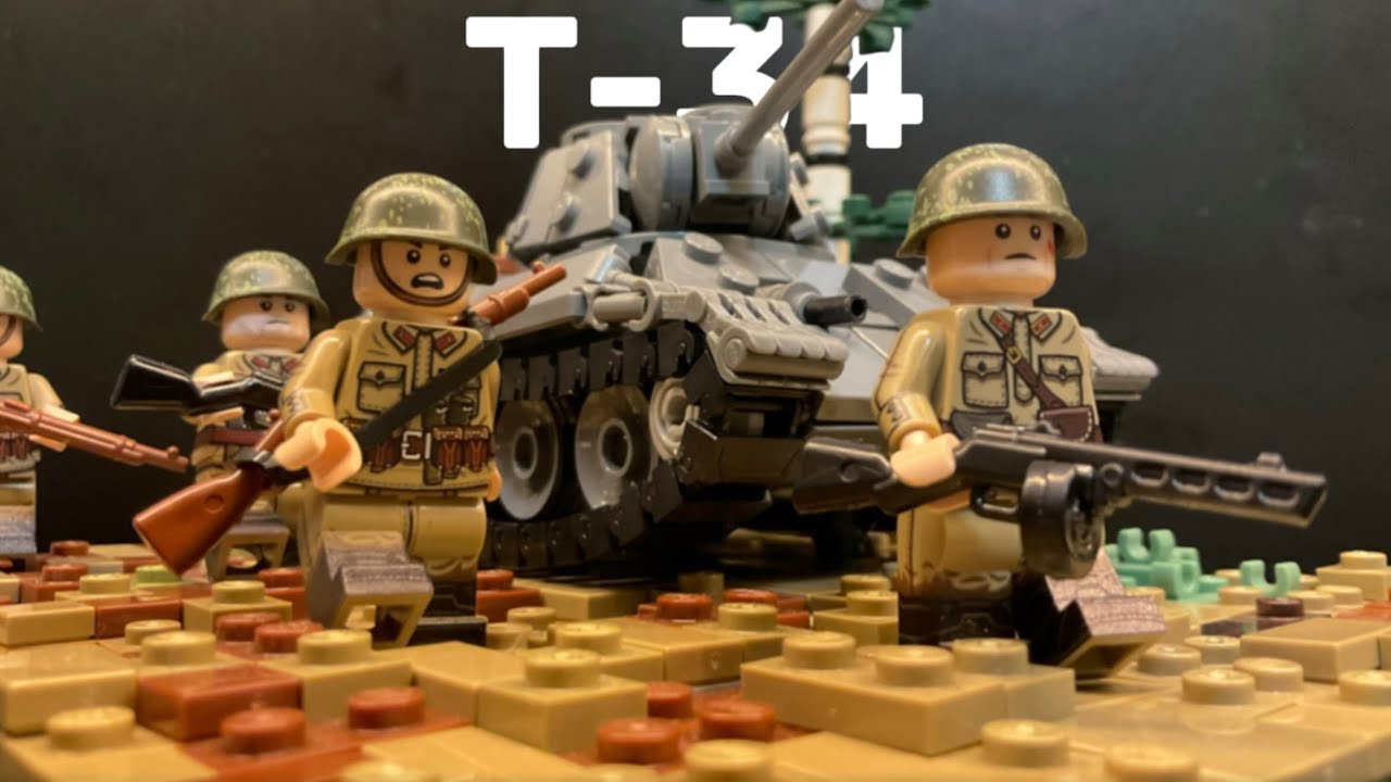 | T-34 | Lego WW2 Moc | - YouTube