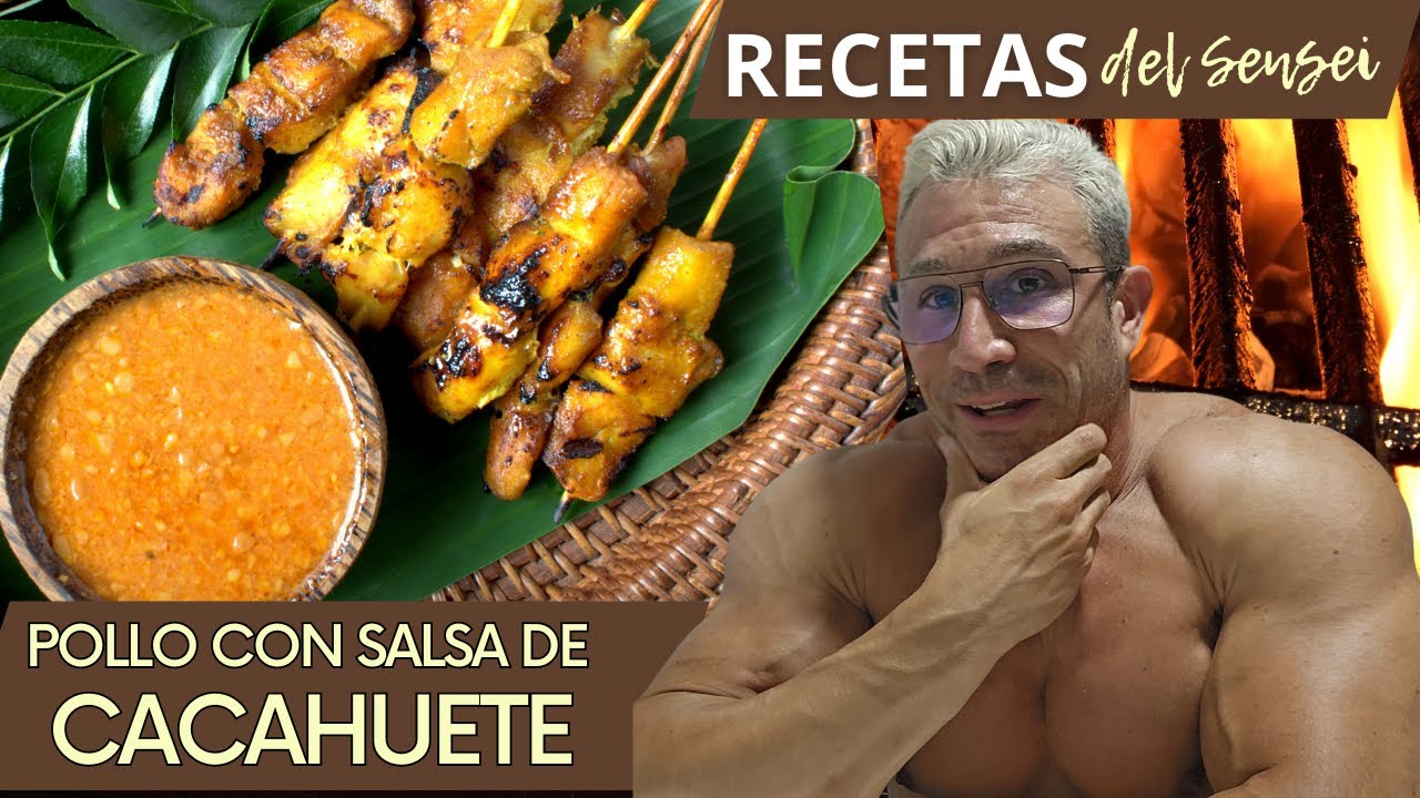 Qué COMER para AUMENTAR MASA MUSCULAR | Pollo estilo Chicken Satay ...