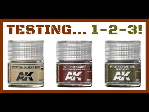 AK Real Colour *Testing* - (lacquer acrylic paint) - review 2019 - YouTube