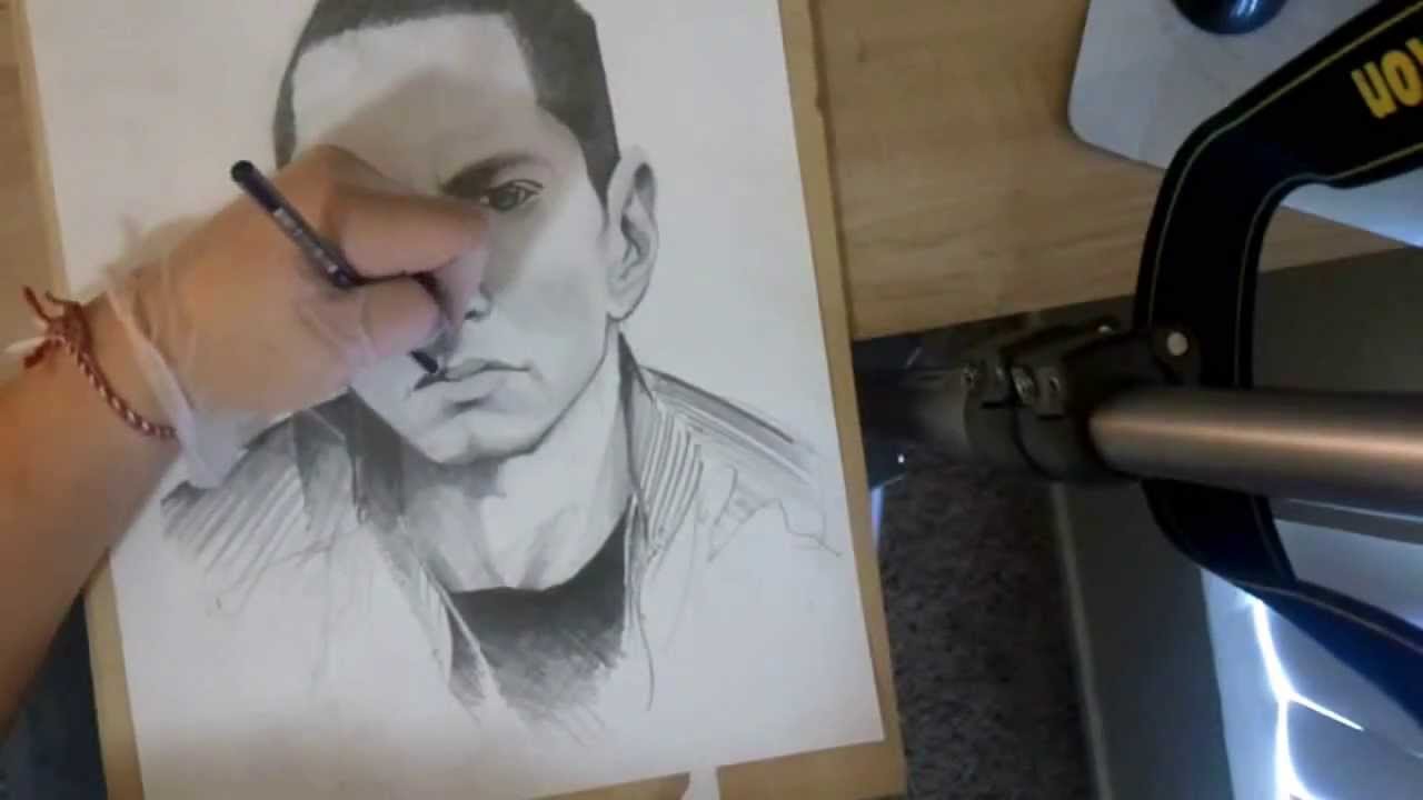 Eminem Drawing - YouTube
