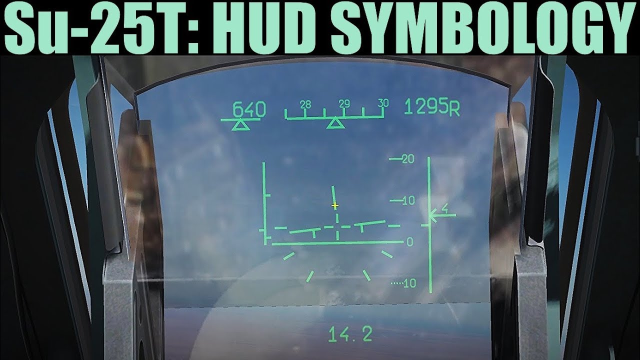 Su-25T Frogfoot: HUD Modes & Symbology | DCS WORLD - YouTube
