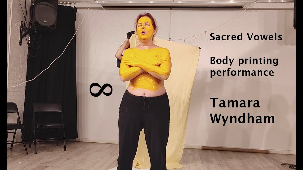 Sacred Vowels: Body Printing Performance - YouTube