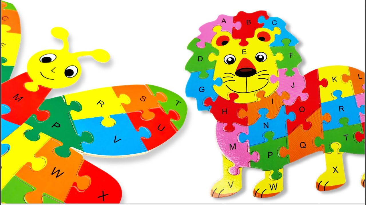 Learn Colors and Alphabet and Solve Puzzle Games | Preschool ...