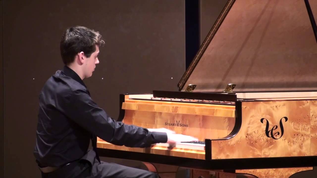 Benjamin Peacock plays at St Peters Performing Arts Auditorium - YouTube