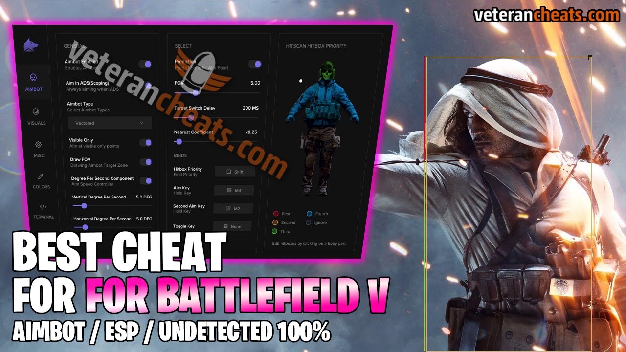 These Battlefield 5 Cheats are insane - Undetected BFV cheats from Veterancheats.com - YouTube