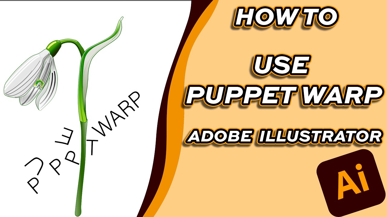 How to Use Puppet Warp [Adobe Illustrator] - YouTube