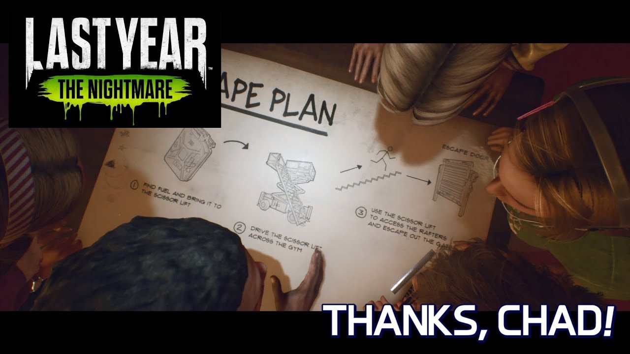 THA...THANKS.. CHAD!? / Last Year: The Nightmare - YouTube