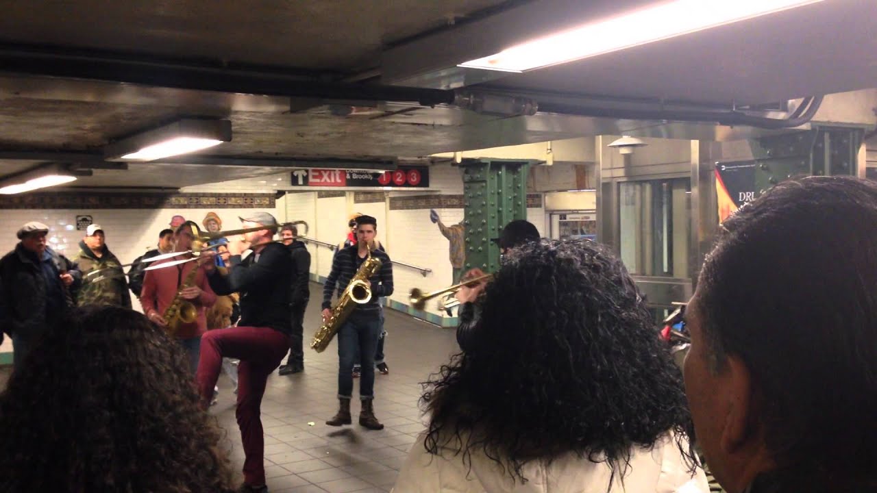 The Drumadics - Times Square Station, Subway Performers - YouTube