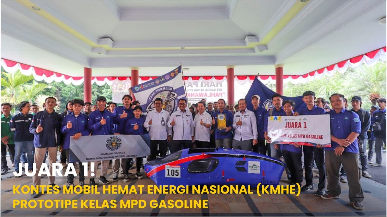 JUARA 1! Kontes Mobil Hemat Energi (KMHE) Nasional 2022 - YouTube