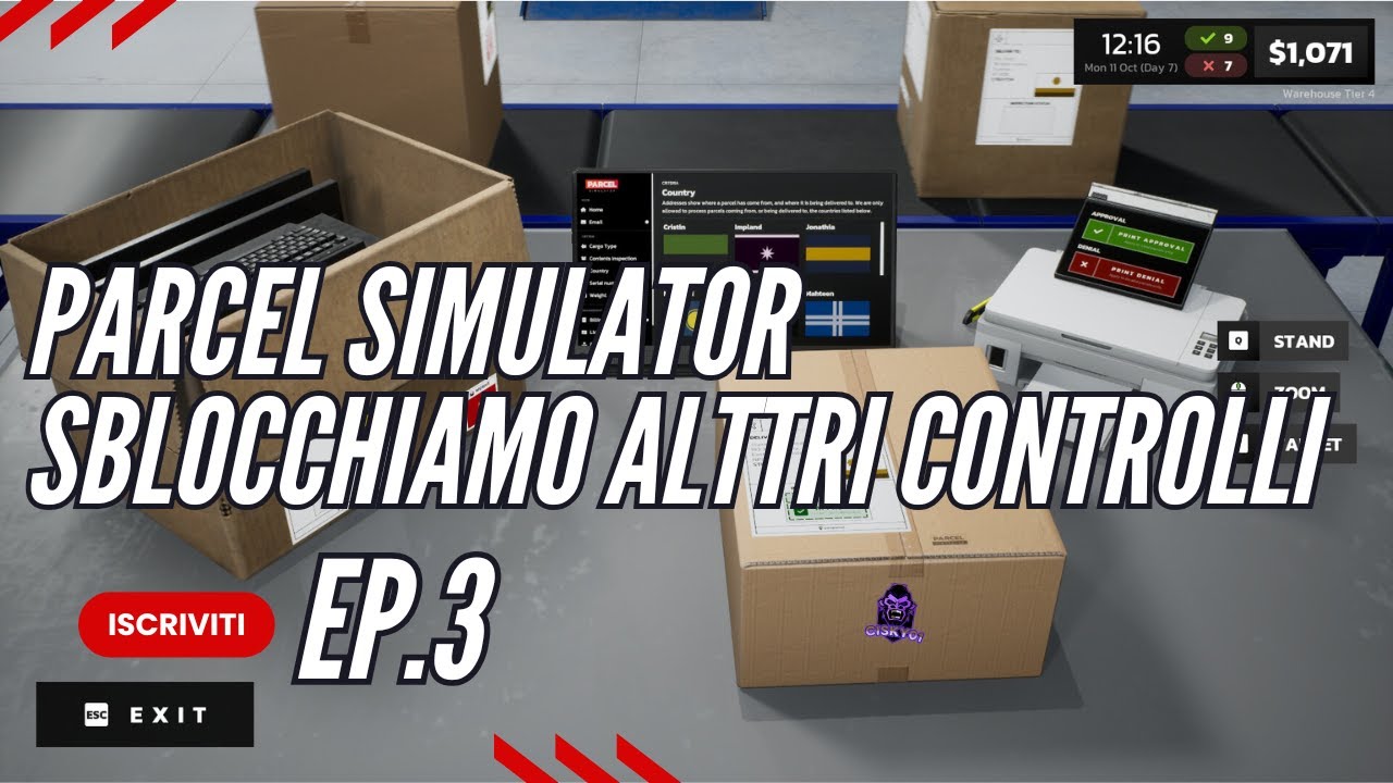 Sblocchiamo altri controlli - PARCEL SIMULATOR EP.3 - YouTube