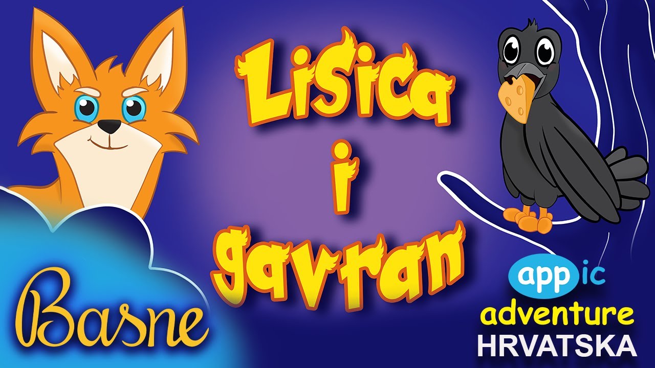 Basne - Lisica i Gavran - YouTube