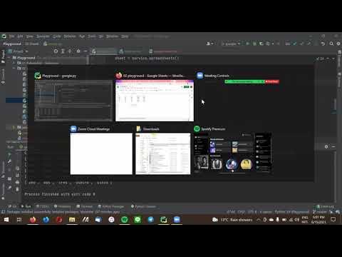 Google Spreadsheet API y Excel - Python - YouTube