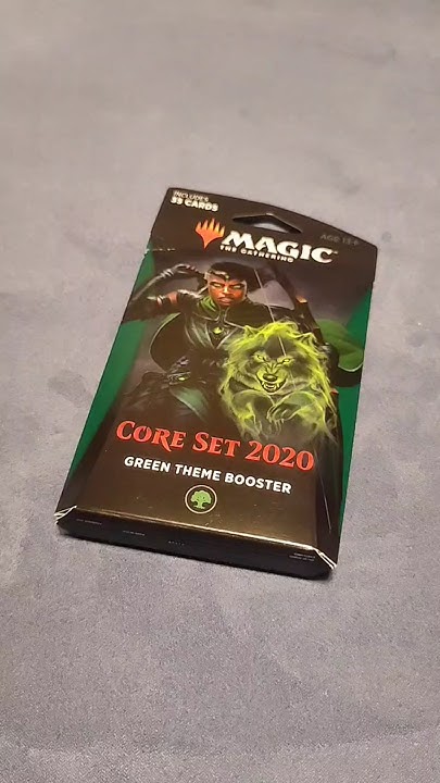 11th booster at Tabletop with Dad - Core Set 2020 Green Theme booster for Magic the Gathering ...