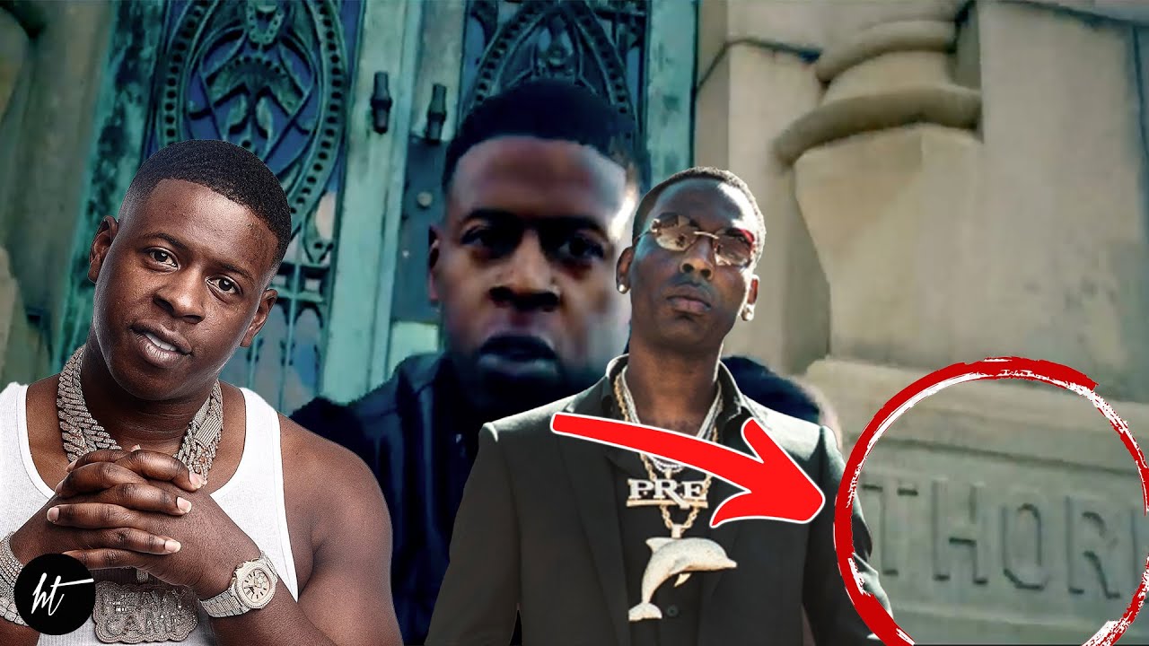 Blac Youngsta FILMS Music Video By Young Dolph's Tombstone AFTER PERFORMING Shake SUM 👀 - YouTube