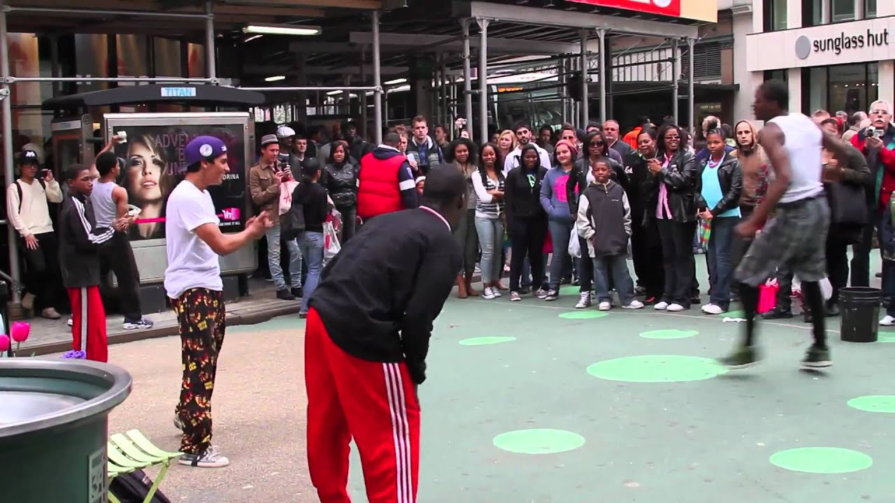 New York City Street Dancers. 34st. Harold Square. Spring 2011 - YouTube