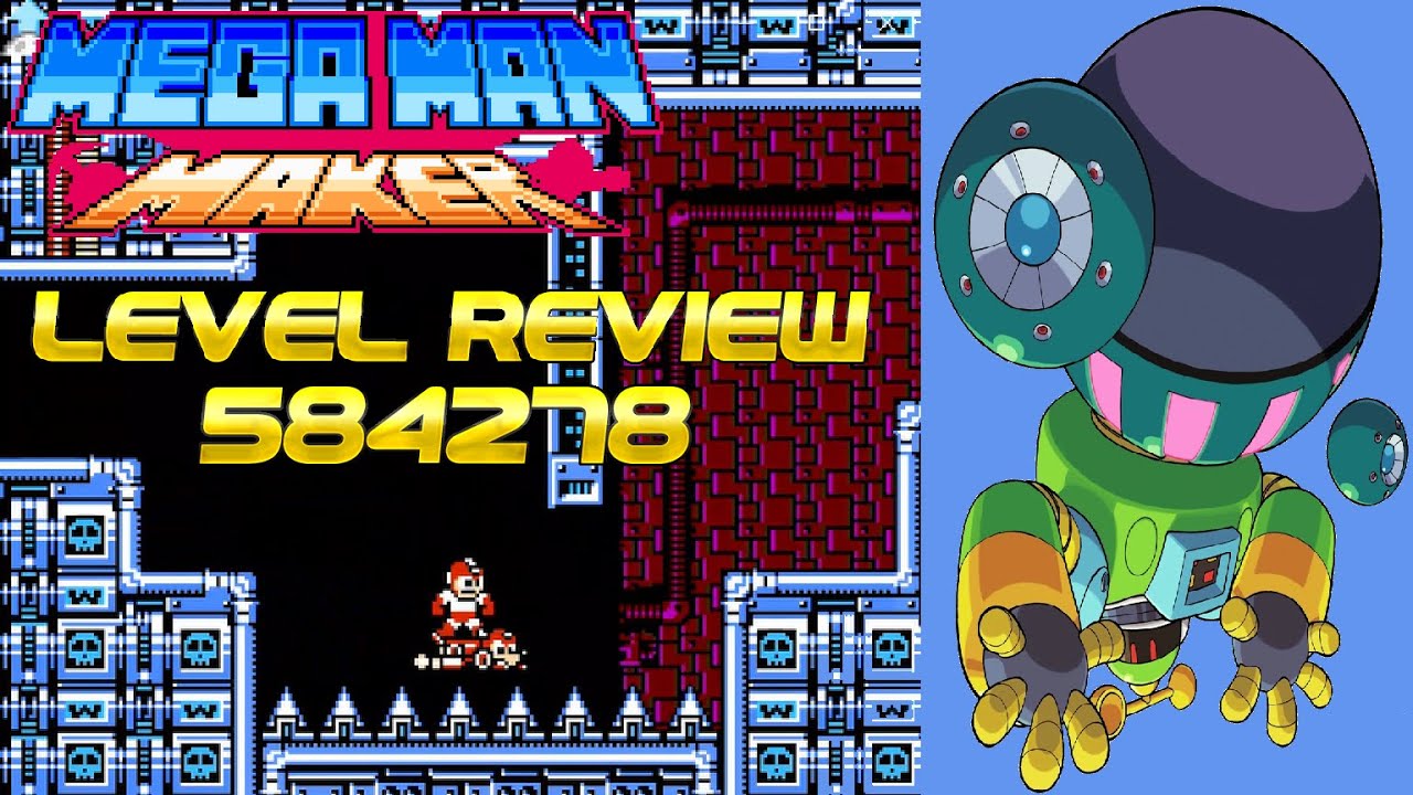 ロックマン Mega Man Maker Level Review - MM10 Wily Stage 5 But Upside Down ...