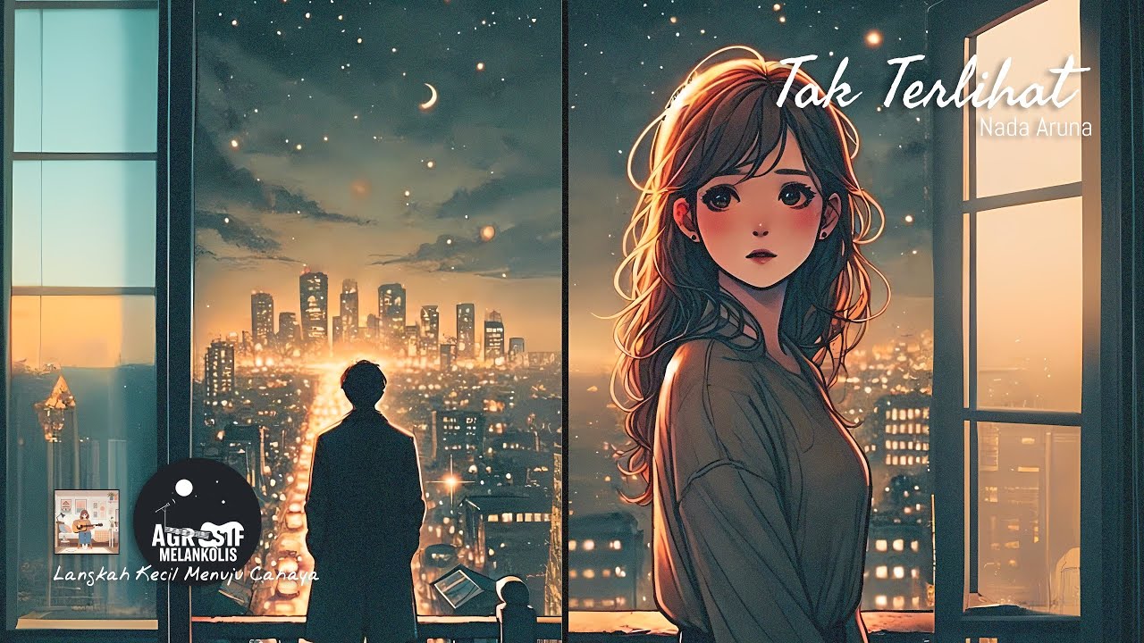 TAK TERLIHAT | OFFICIAL LYRIC VIDEO | POP MELANKOLIS - YouTube Music