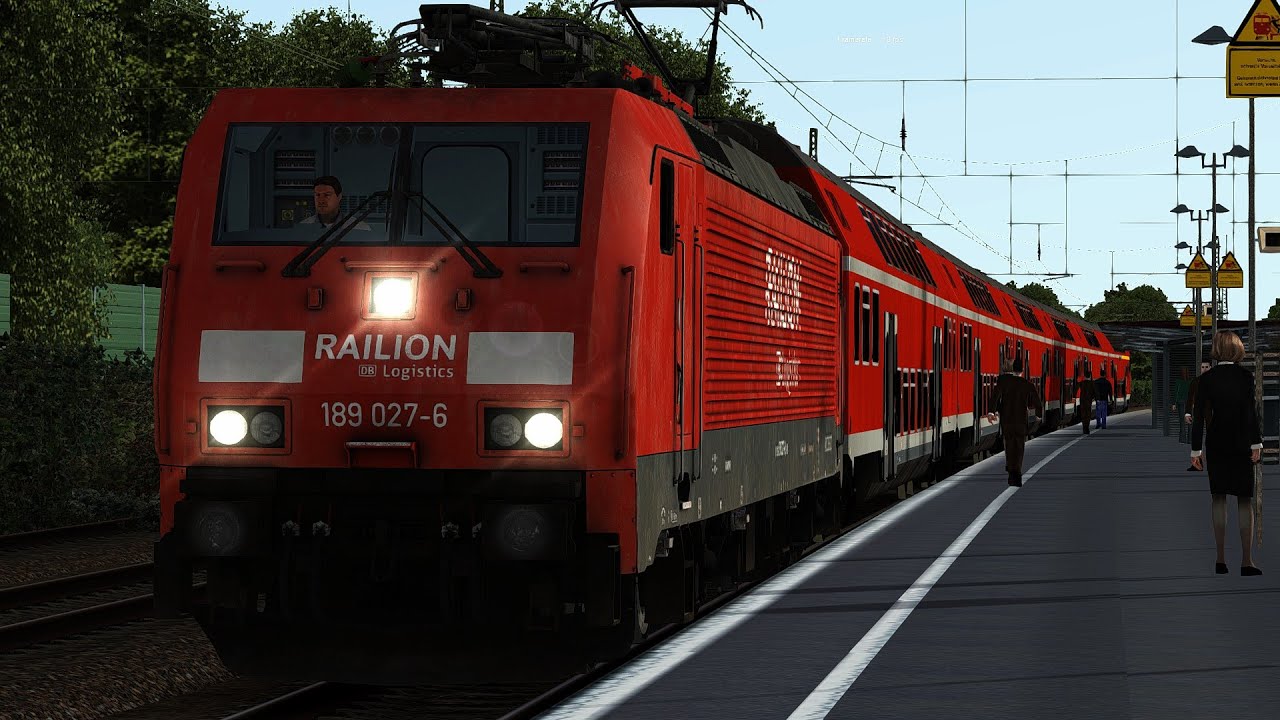 Train Simulator 2021 | Führerstandsmitfahrt | RE8 mit DR-Dostos nach ...