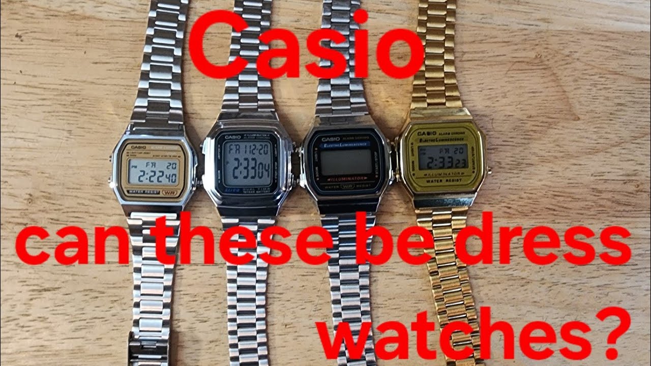 Casio Digital Dress Watches ⌚️ - YouTube