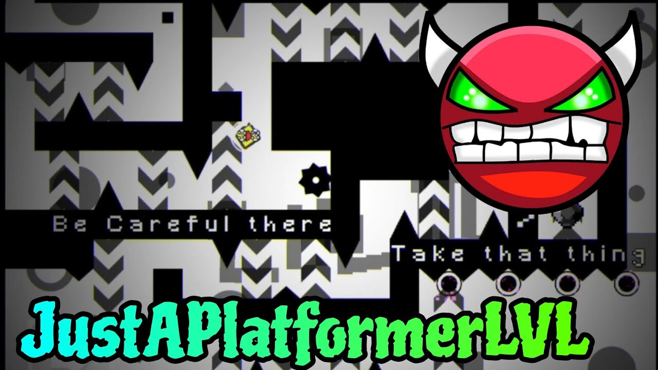JustAPlatformerLVL by Igortus 100% (Hard Platformer Demon) - Geometry ...