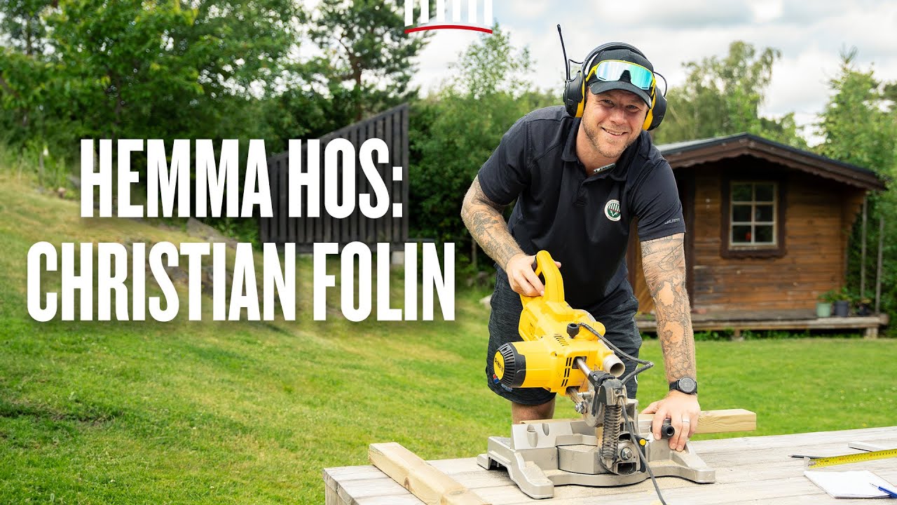 Frölundas bästa snickare – möt Christian Folin hemma i huset - YouTube