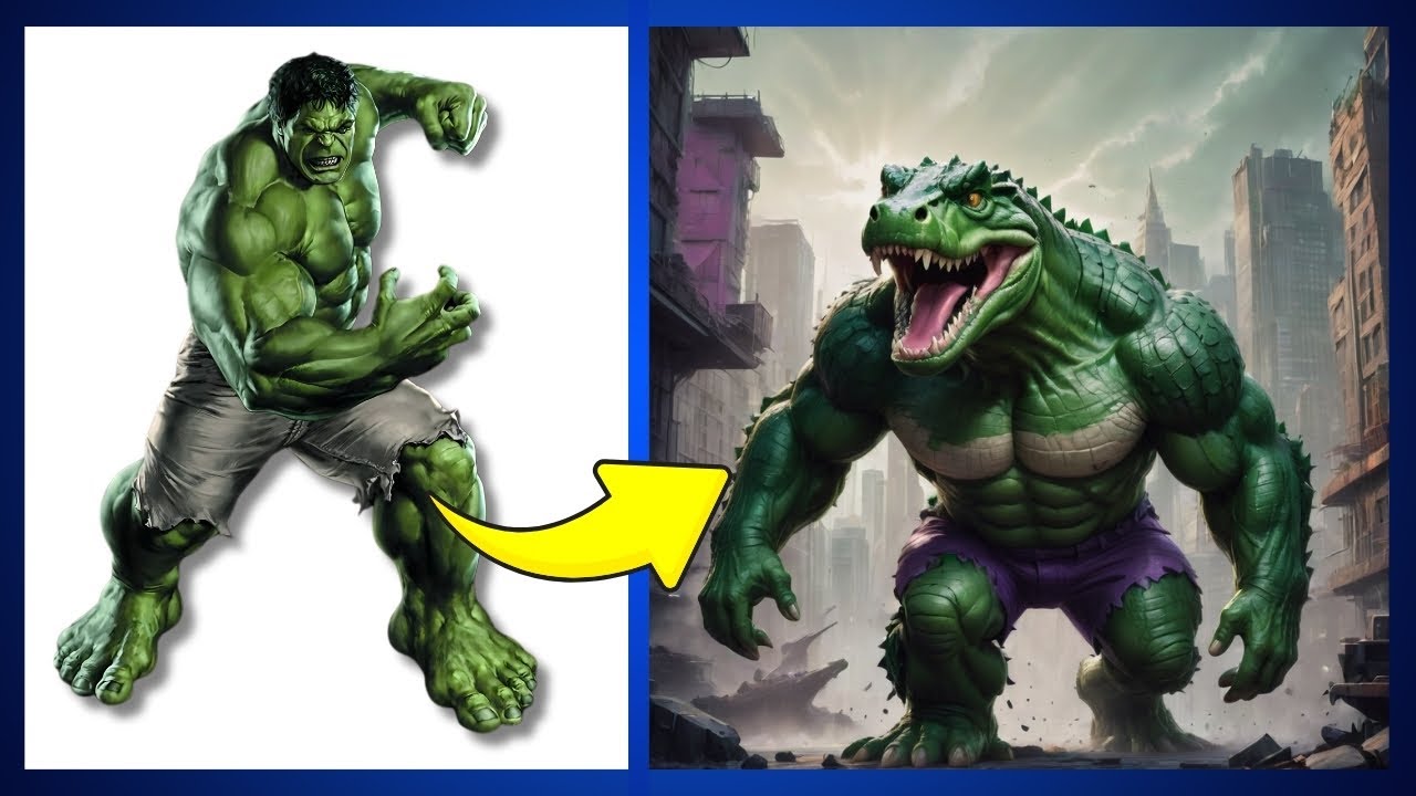 AVENGERS But CROCODILE 💥 All Characters (Marvel & DC) 2024! - YouTube