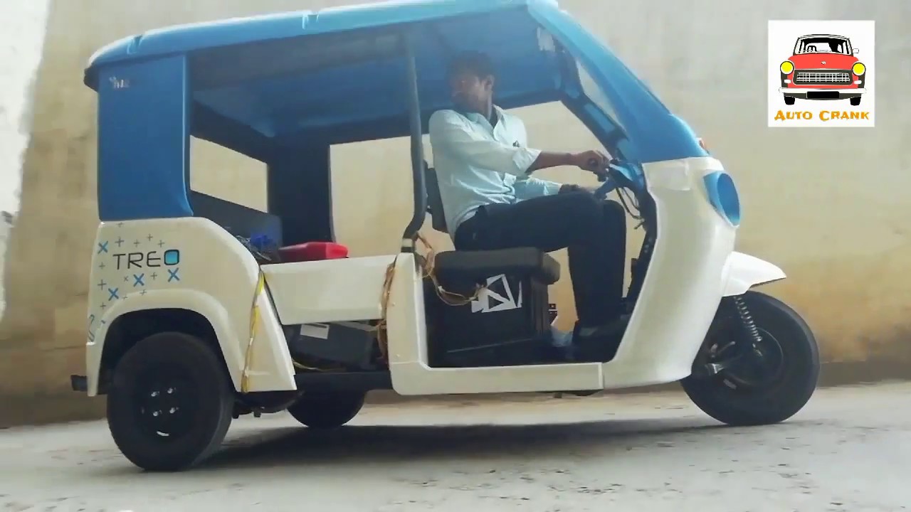 Mahindra TREO EV auto - YouTube