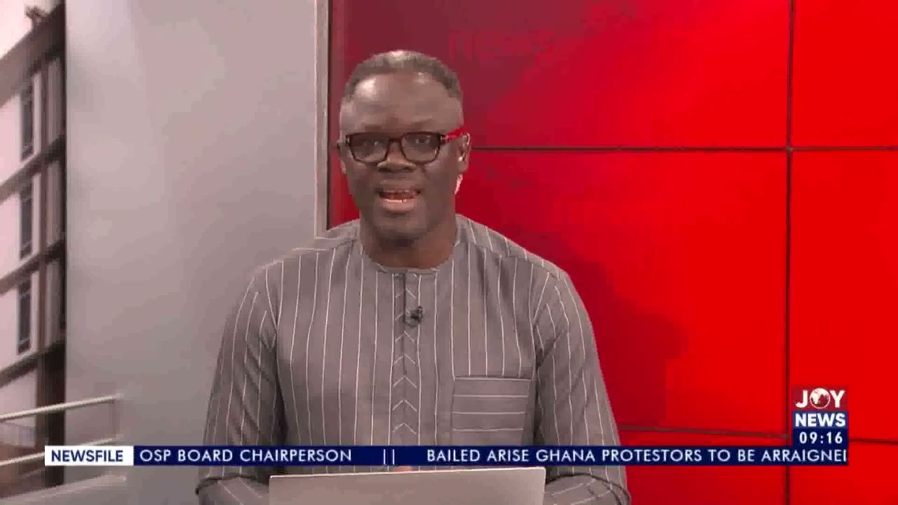 Watch the full content of Newsfile with Samson Lardi Anyenini on Joy ...