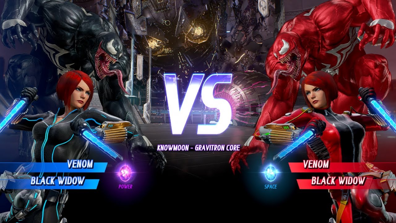 Venom and Black Widow vs Carnage and Black Widow(Red) - Marvel vs ...