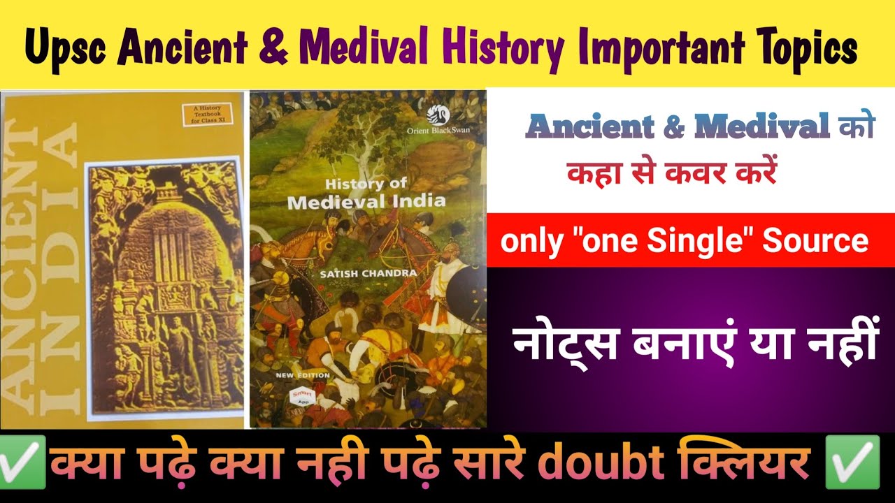 Upsc ancient & Medival history important topics 💯 for prelims and mains ...