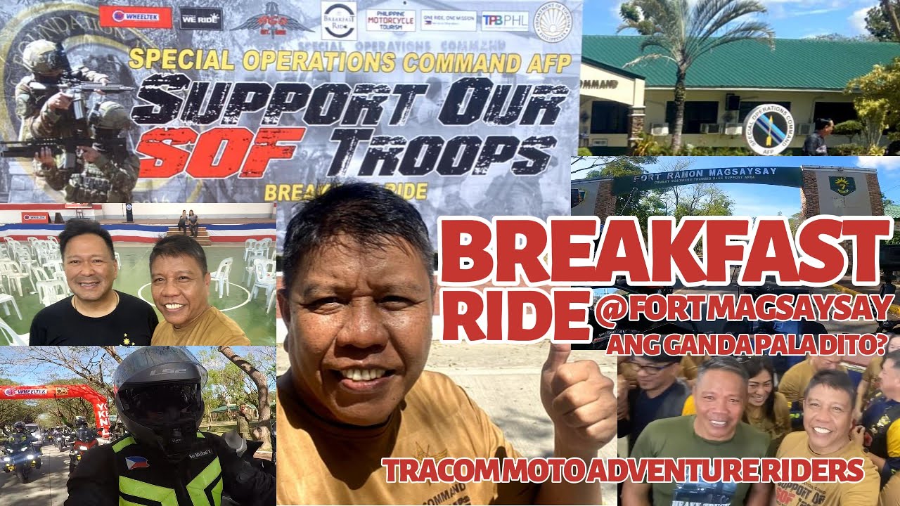 BREAKFAST RIDE I Special Operations Command AFP I Fort Ramon Magsaysay ...