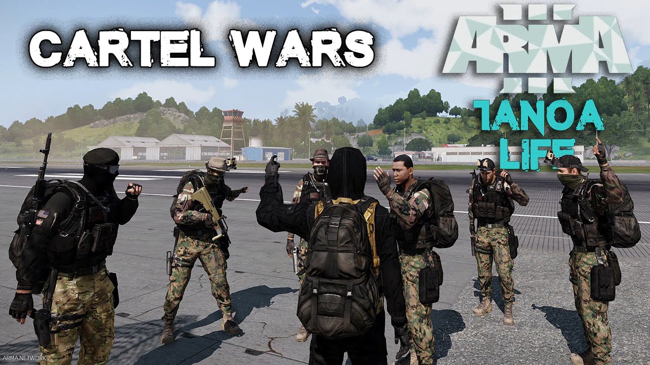Arma 3 Tanoa Life Mod - Drug Runners - Cartel Wars - YouTube