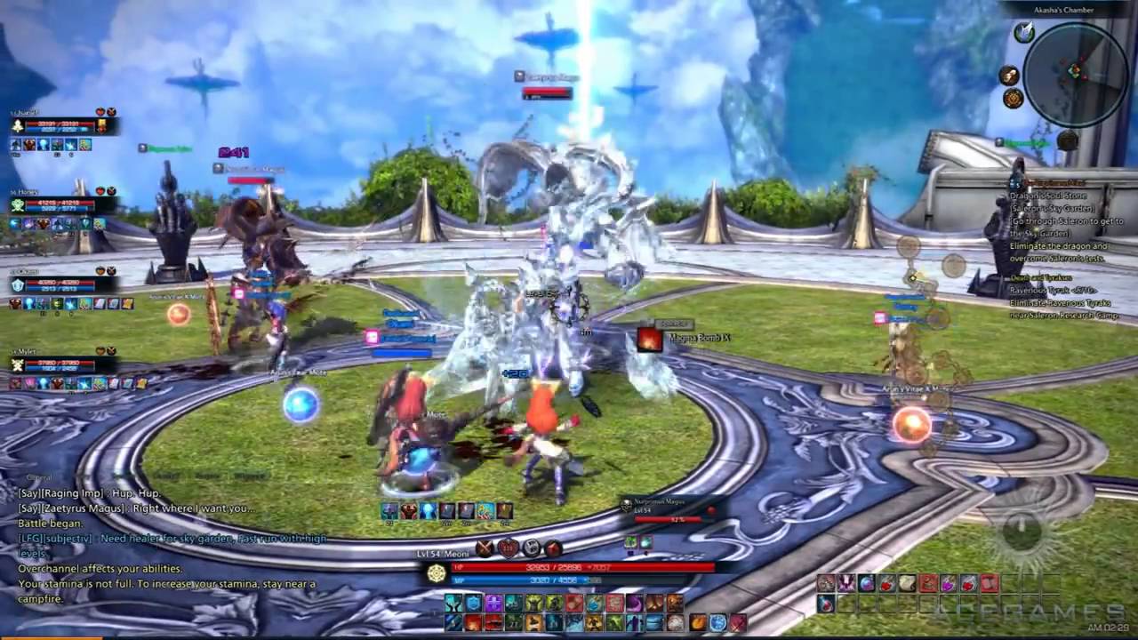 Tera Dungeon Guide : Saleron's Sky Garden lvl 53 56 Ft. Meoni! - YouTube