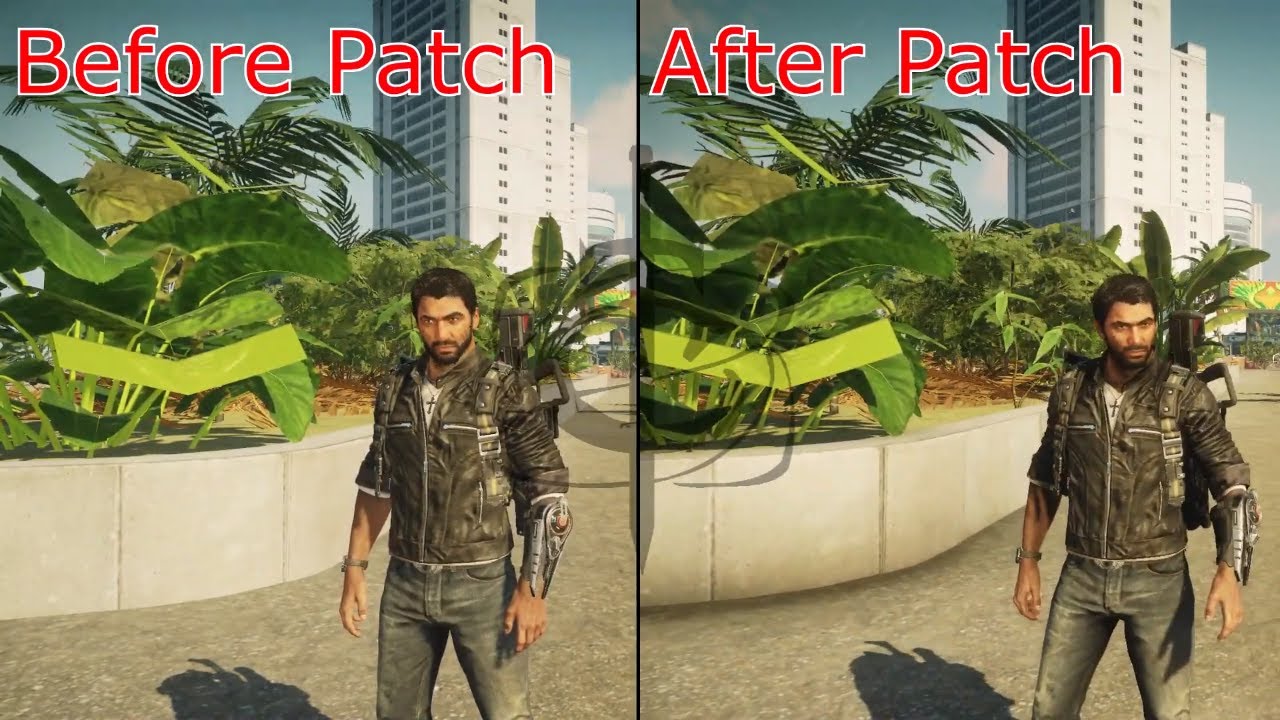 Just Cause 4 with Graphics Patch and Without side by side - YouTube