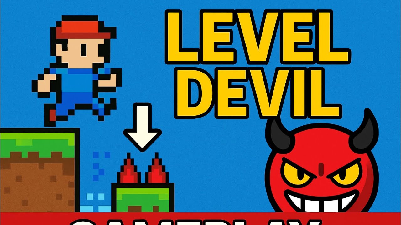 🎮 LEVEL DEVIL Gameplay - Insane Traps & Twists! 😈🔥 - YouTube
