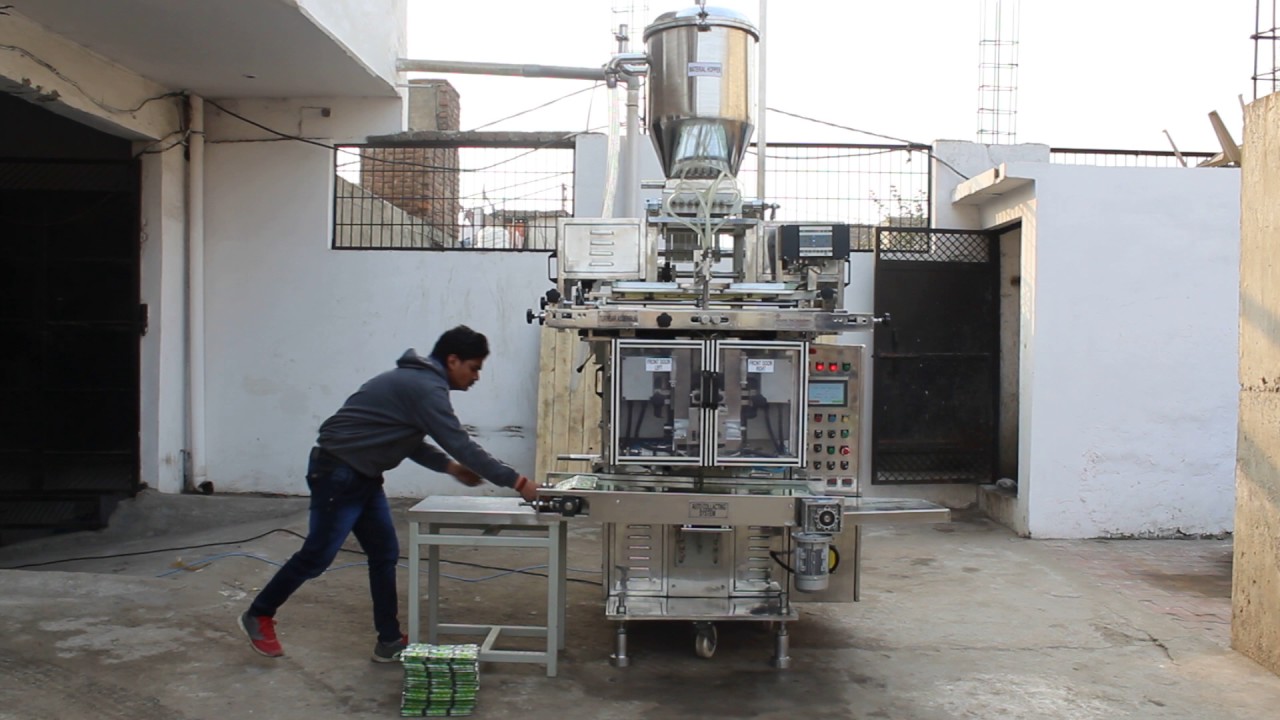 Multi Track Pouch Packaging Machine - YouTube