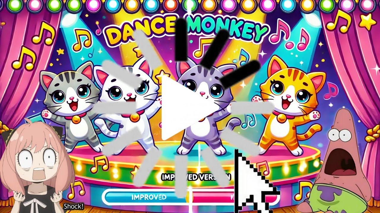 Dance Monkey - meow meow 😍 For children, sing a song Sing with cats ...