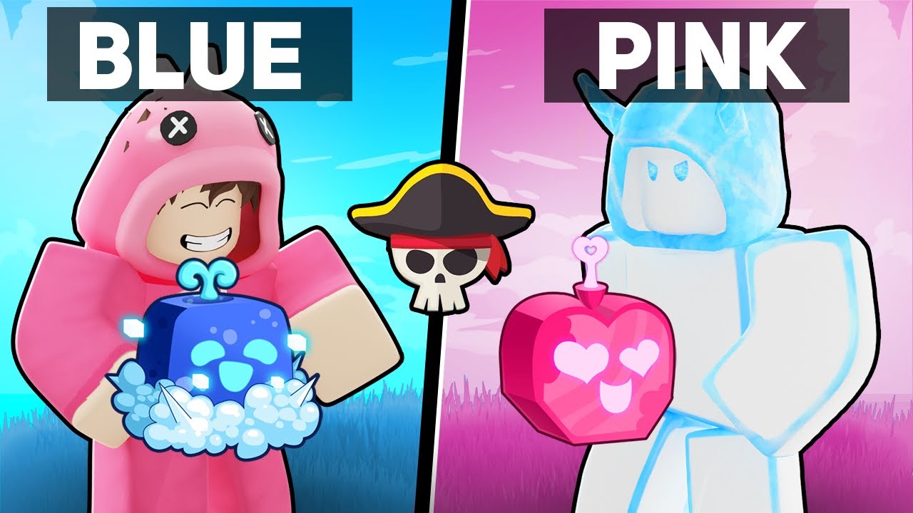 Blox Fruits, But COLORS CHOOSE Our Fruits 2... - YouTube