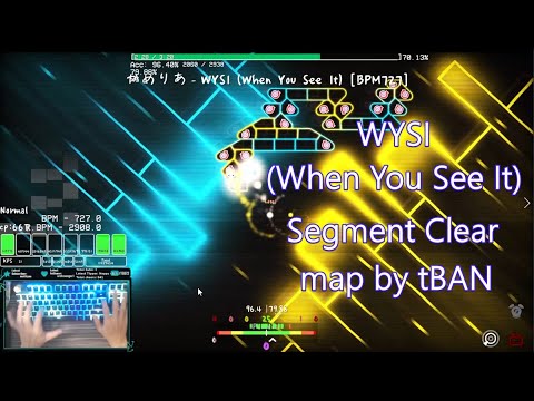 [lvl.20.7][ADOFAI Custom Segment Clear] かめりあ (Camellia) - WYSI (When You See It) (map by tBAN ...