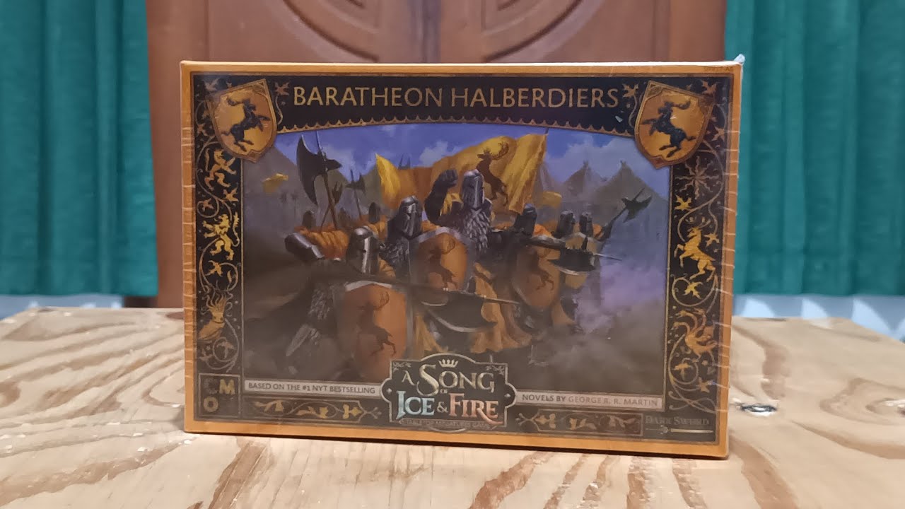 Unboxing A Song of Ice and Fire: House Baratheon Halberdiers - YouTube