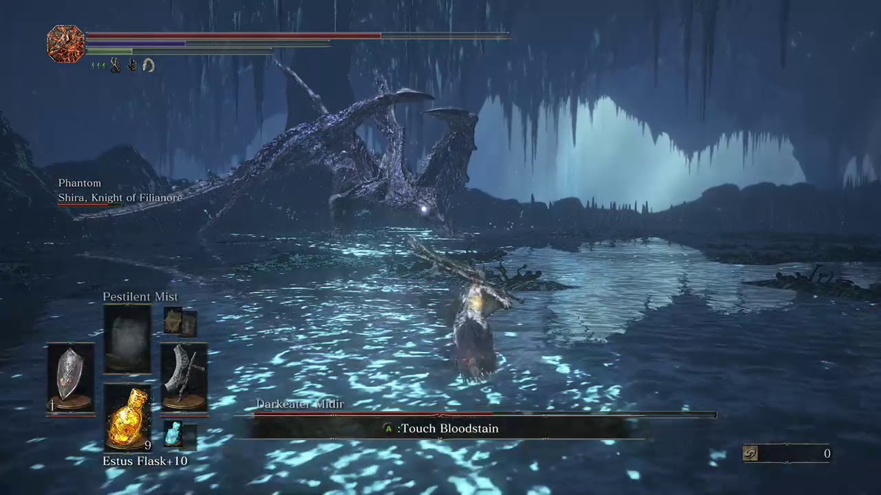Ds3 midir near kill with npc summon - YouTube