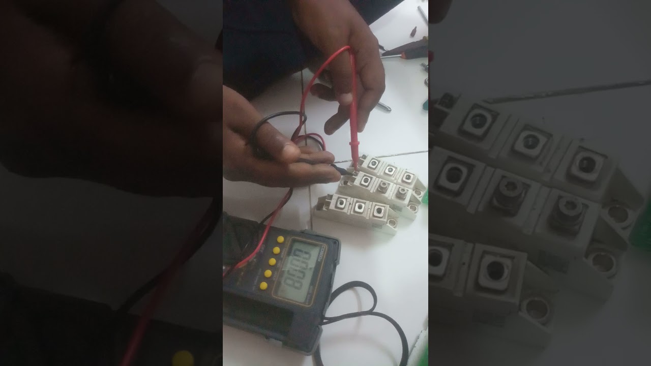 SEMIKRON DIODE MODULES TEST. RECTIFIER TEST.IGBT TEST. - YouTube